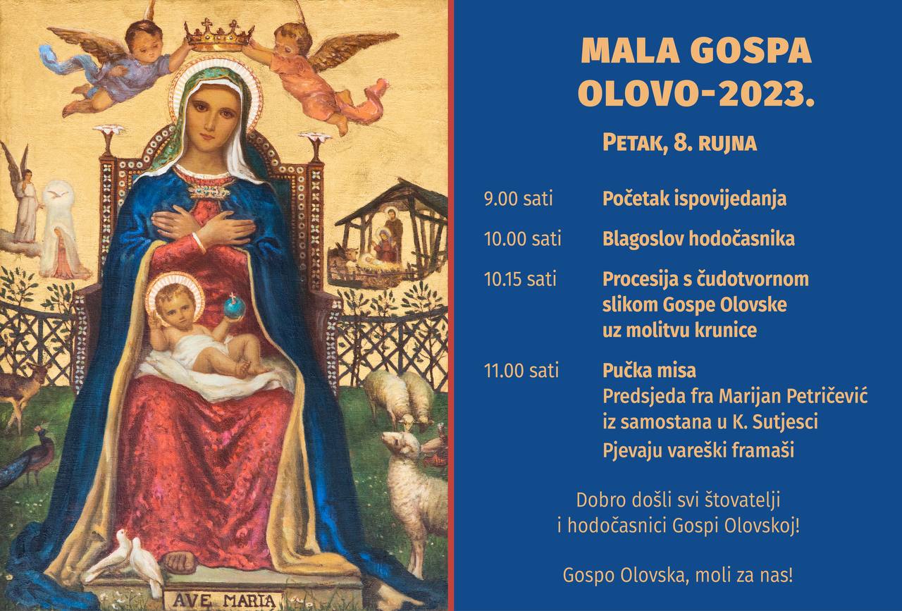 MALA GOSPA U OLOVU - 8. 9. 2023. – Hrvatski tradicijski portal