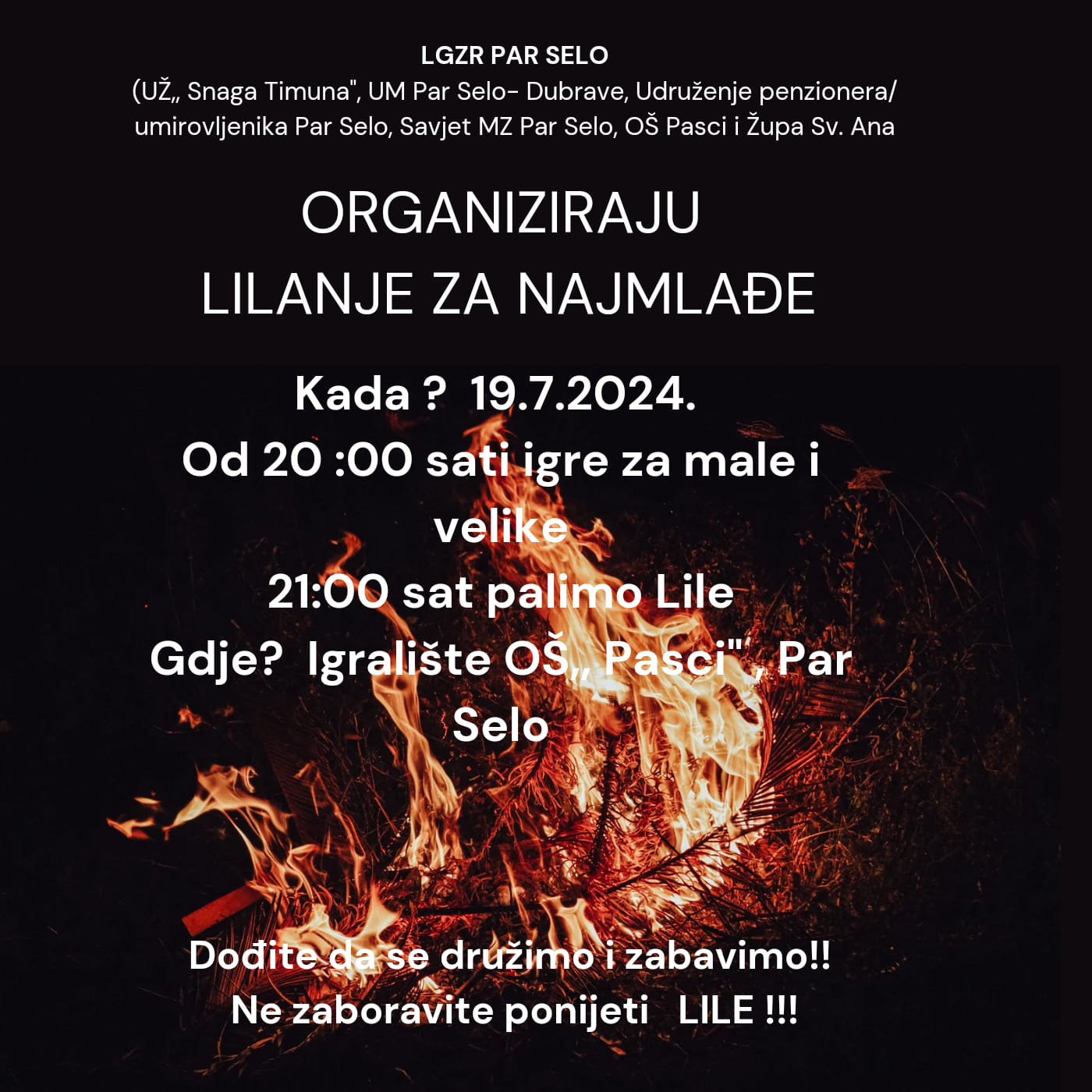 Lilanje za najmlađe u Par Selu – Hrvatski tradicijski portal